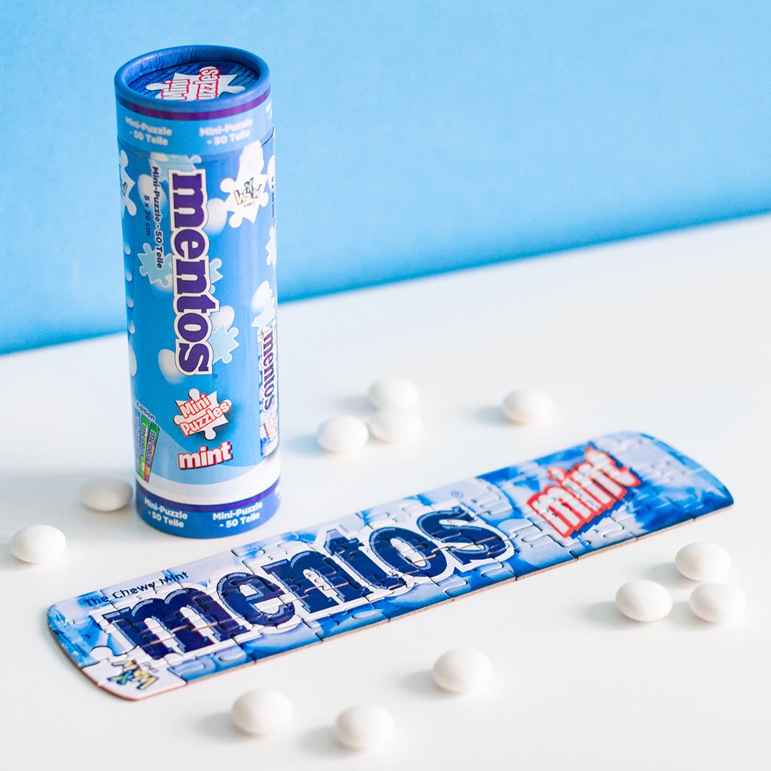 Mini Puzzles MENTOS Mint - Trendige Sammel-Puzzles für Kinder