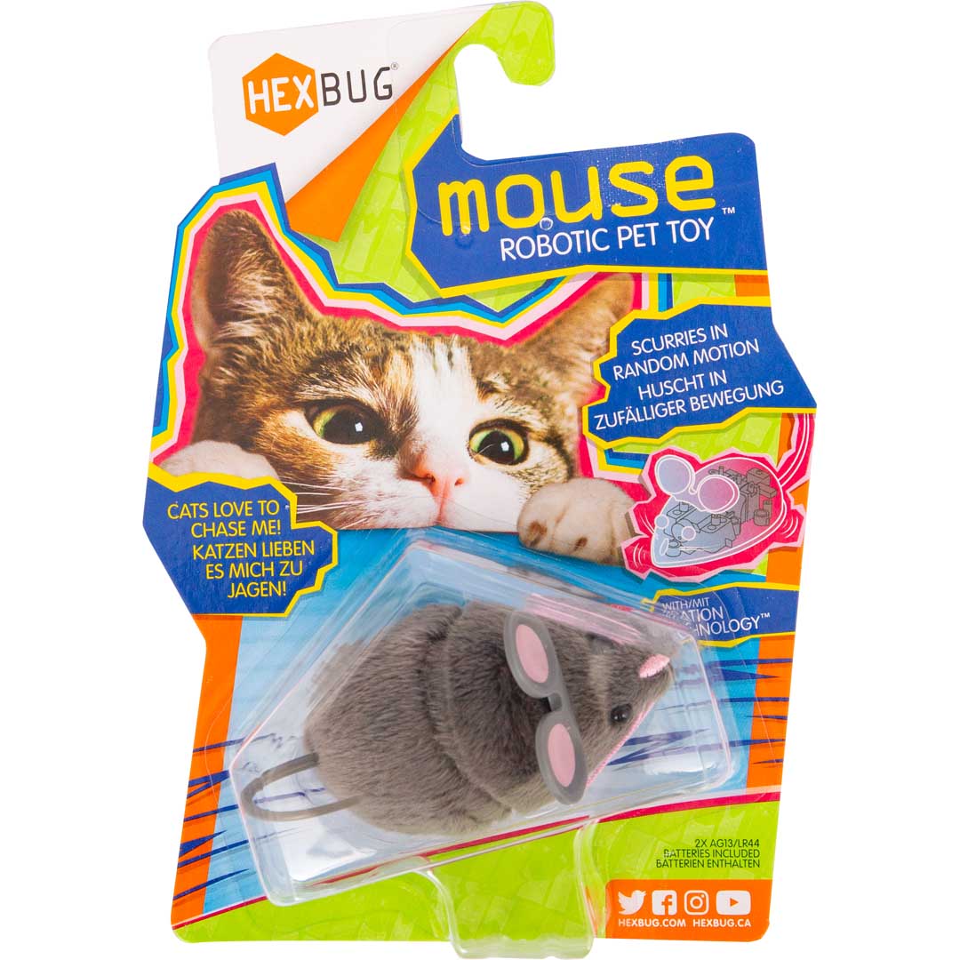 Hexbug Mouse Cat Toy - Grey